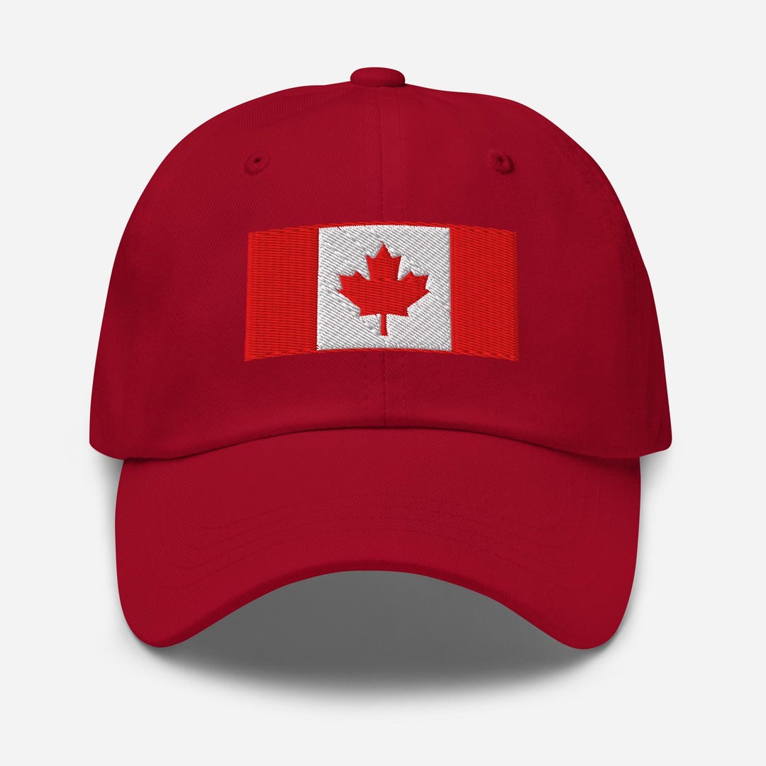 Canadian Flag Baseball Hat - Etsy