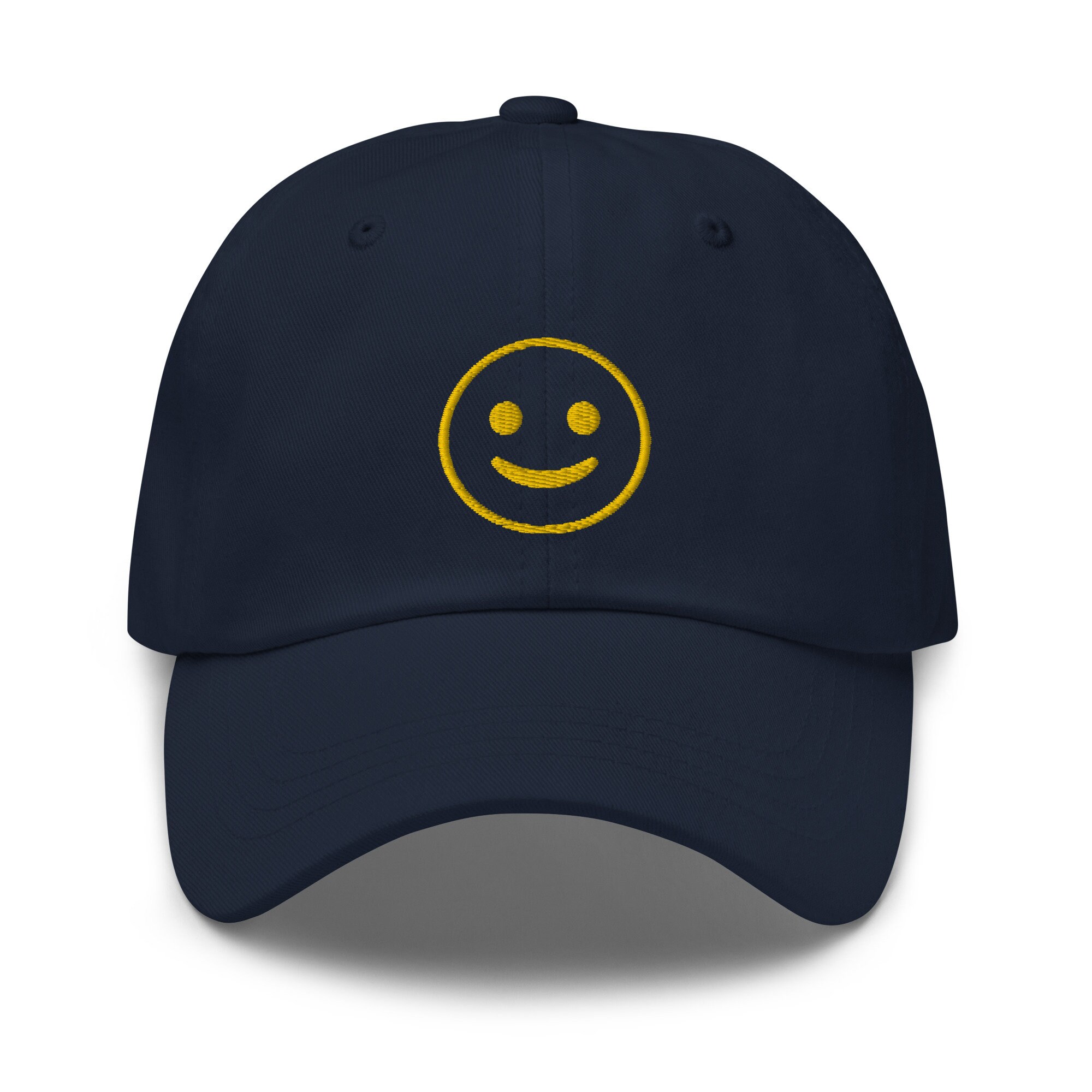 Smiley Face Emoji Embroidered Hat - Etsy