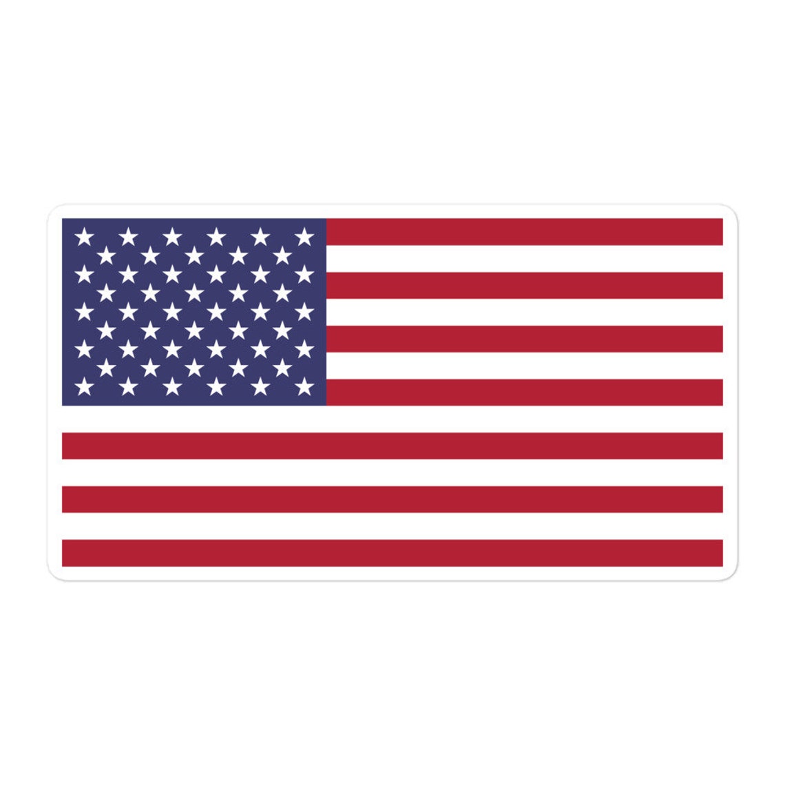 The United States Flag Sticker - Etsy