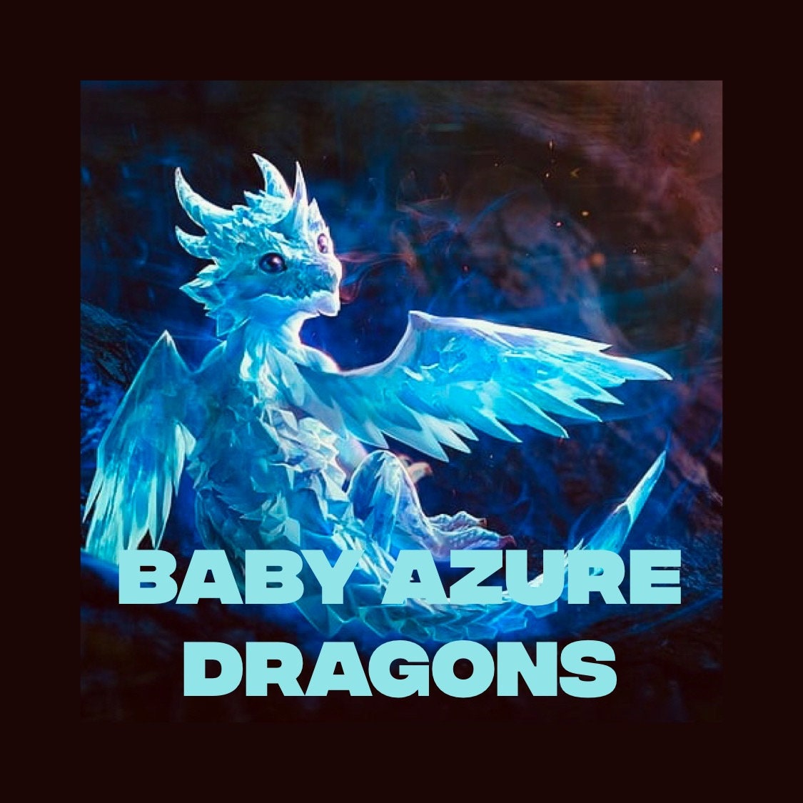 Baby Dragons of an Azure King Choice of ONE Dragon Entity Companion - Etsy