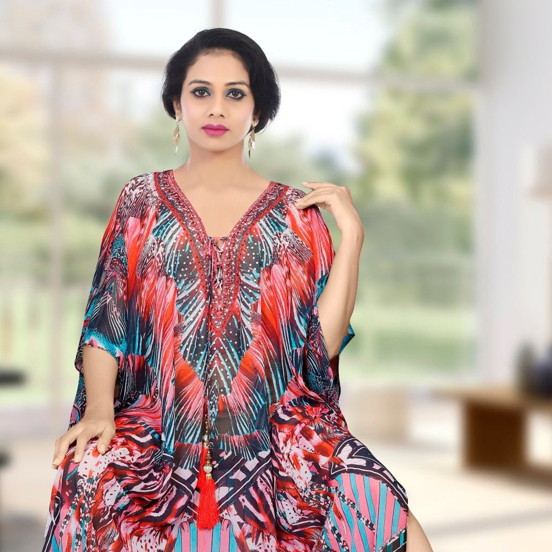 Long Kaftan Luxury Kaftan for Women Holidays Kaftan Womens Kaftan ...