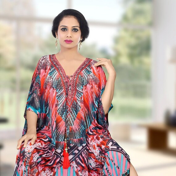 Long Kaftan Luxury Kaftan for Women Holidays Kaftan Womens - Etsy