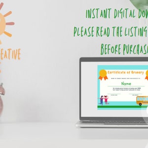 Editable, Printable, Certificates, COVID Certificates for School ...