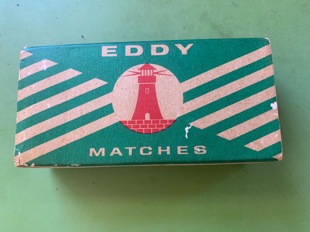 Eddy Matchbox - Allumettes - Silent - Matches Canadian - Etsy