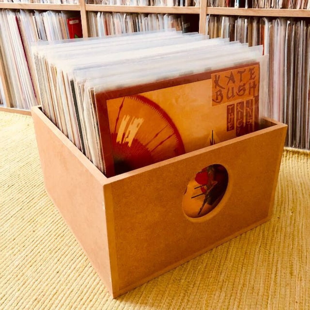 LP / 12" Record Box - Holds 100 - for (twelve Inch) Vinyl - Fully Built ...