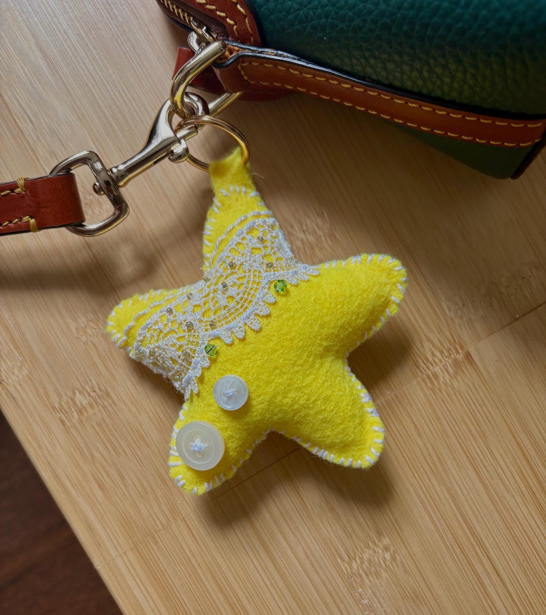 Felt Star Keychain - Etsy