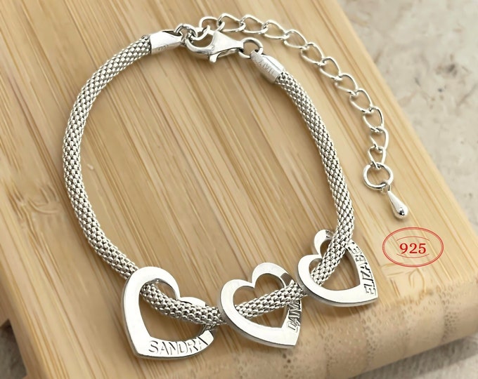 Personalize Mother Bracelet, Family Bracelet, Custom Gift for Mom ...