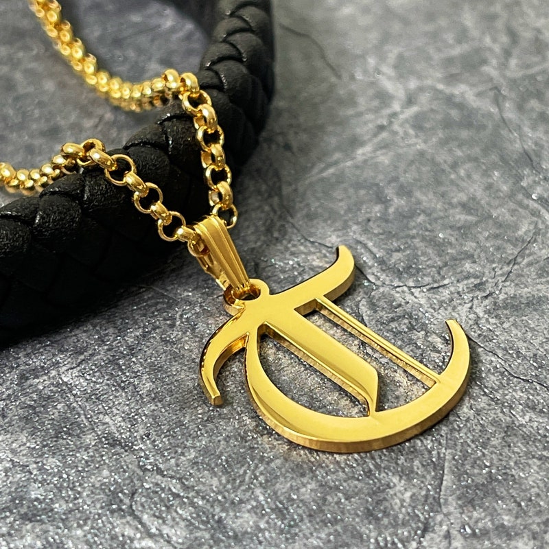 Letter Pendant - Etsy
