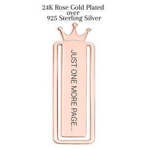 Personalized Crown Bookmark, Engraved Sterling Silver 925 - Teacher ...