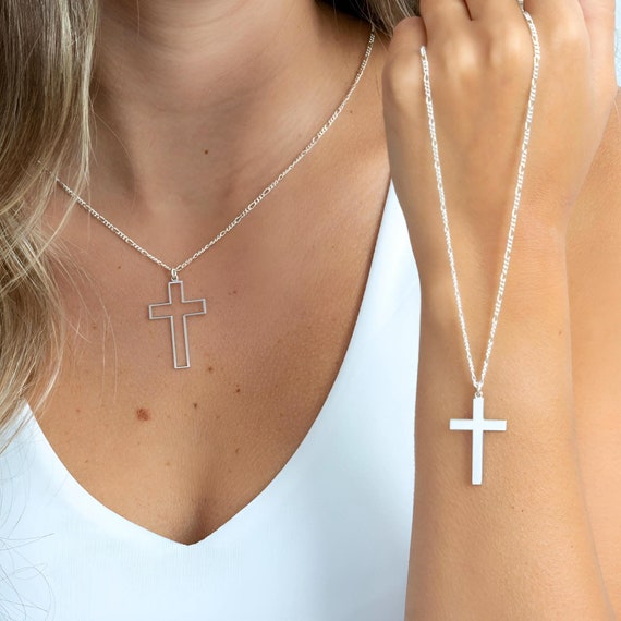 Cross necklace set store