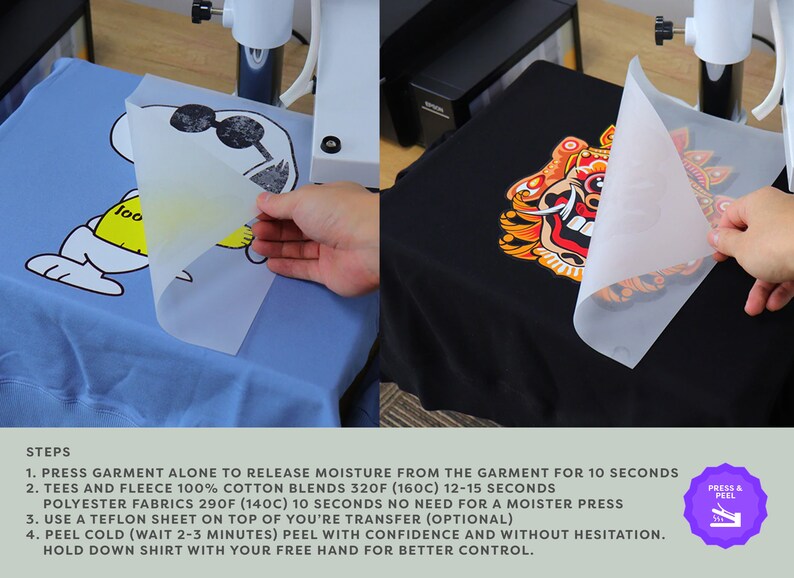 Neck Care Label Heat Transfer (DTF) Press Ready - Etsy