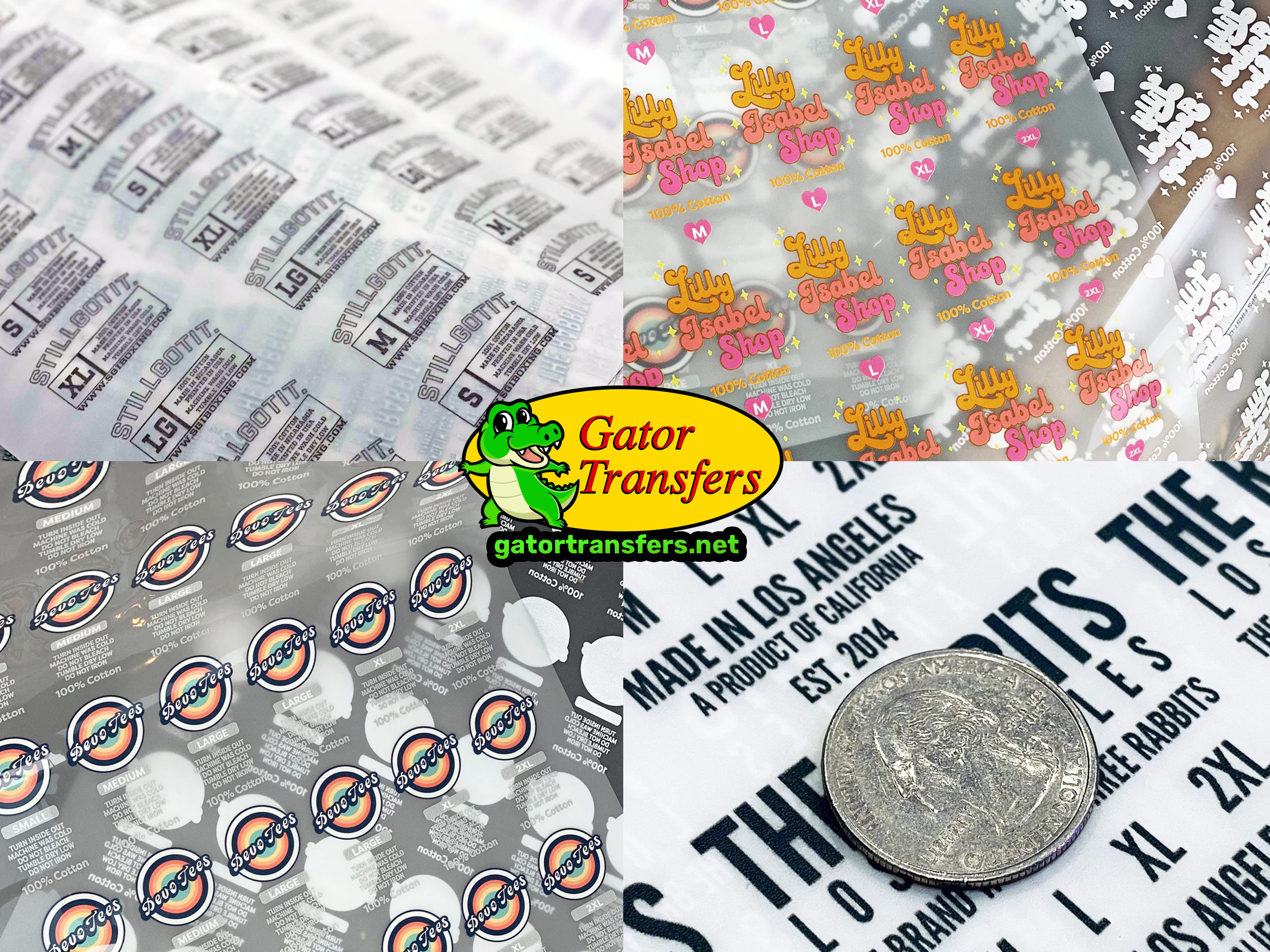 Full Color DTF Heat Transfer and Neck Tags - Etsy