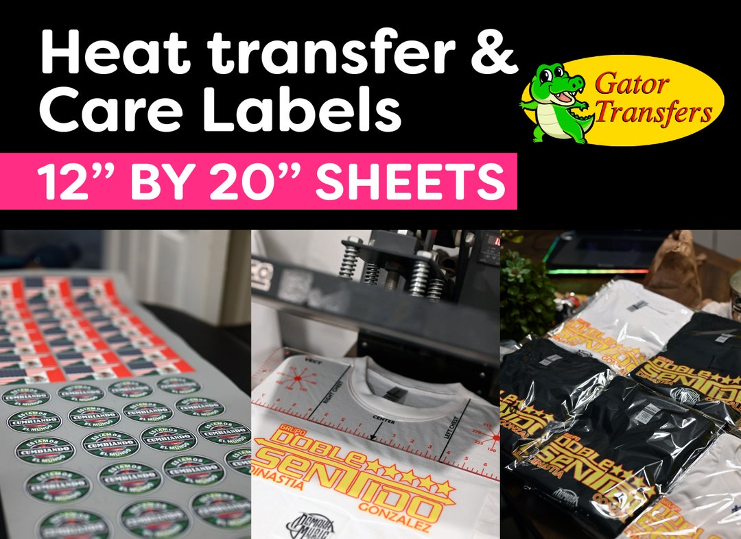 Full Color DTF Heat Transfer and Neck Tags - Etsy