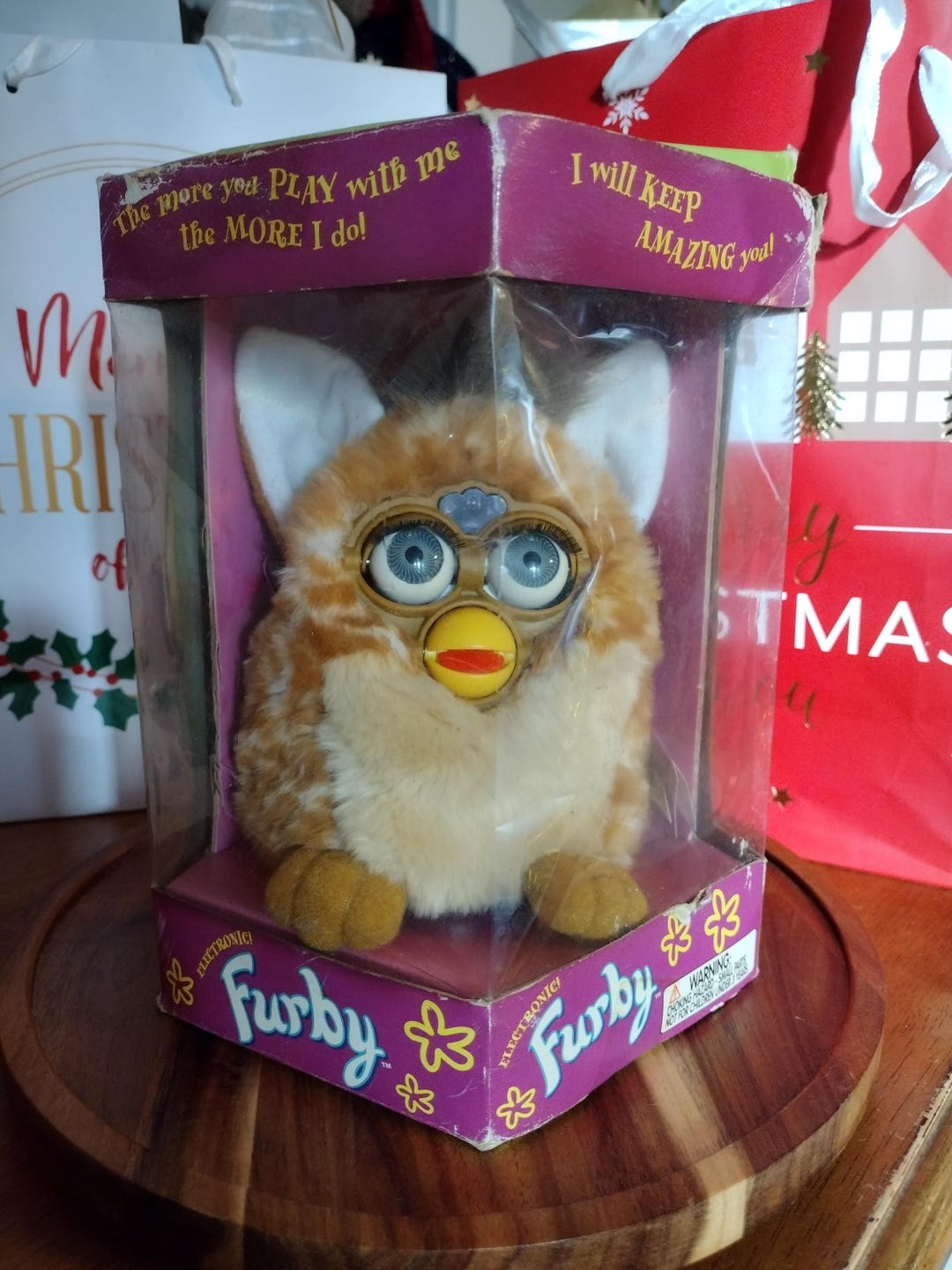 Furby Giraffe With Box- NON WORKING Vintage Electronic Toy 1998 - Etsy