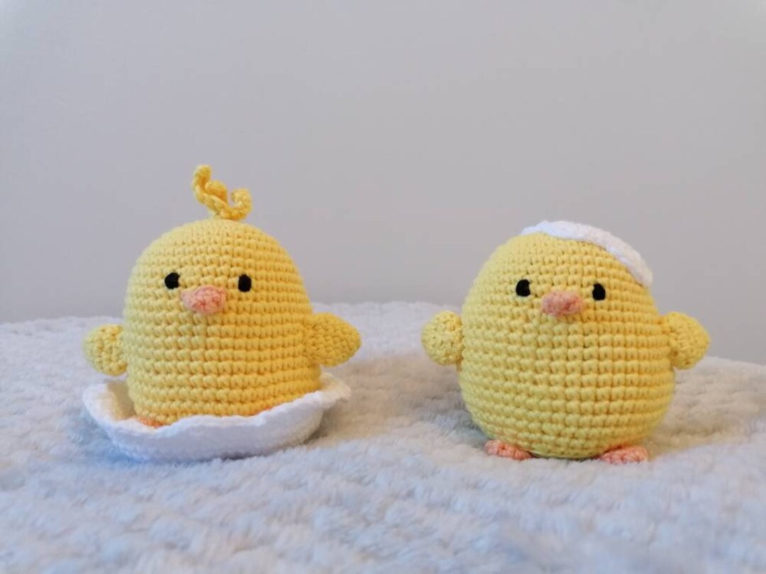 Crochet Amigurumi Easter Chick - Handmade Easter Chick Crochet Gift ...