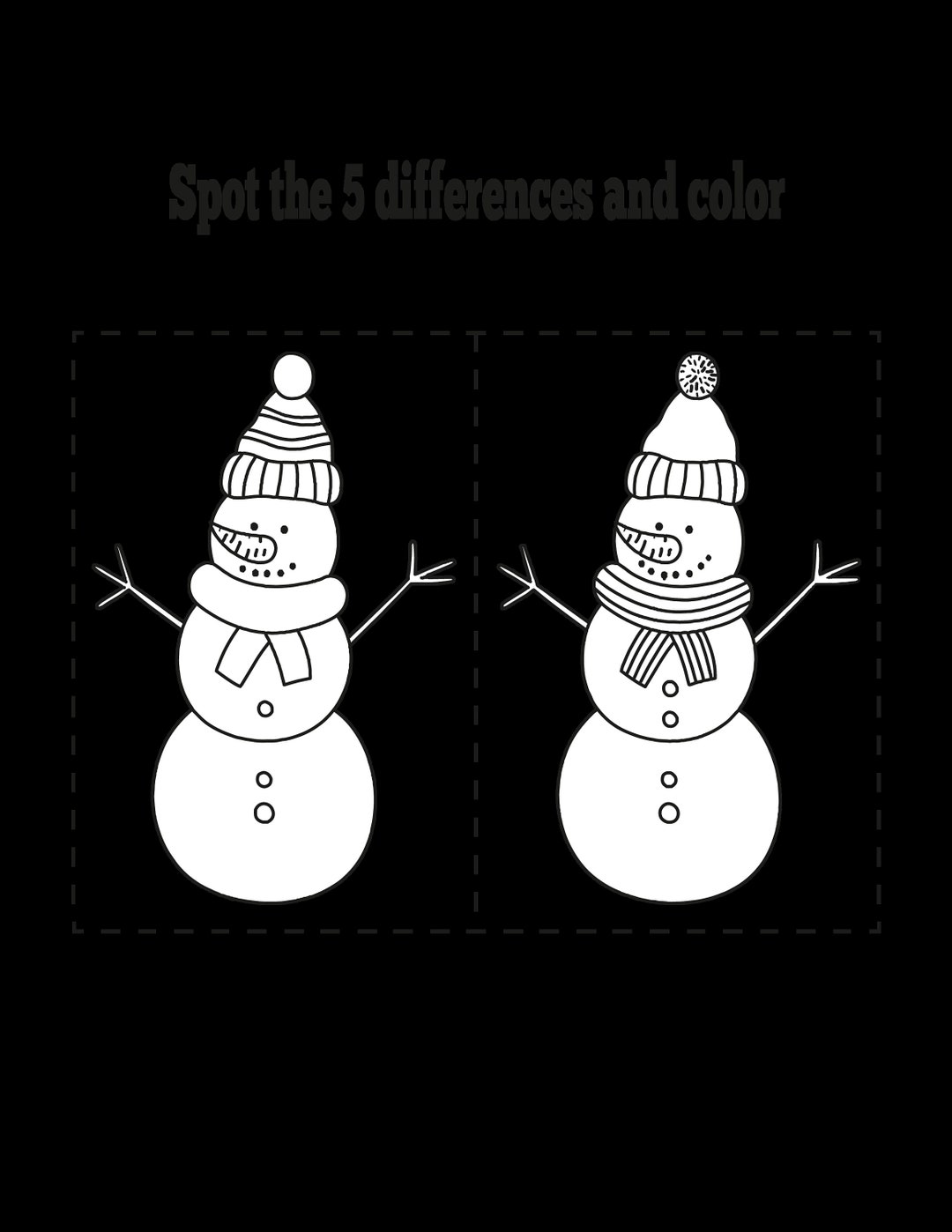 Busy Book - Spot the Difference & Coloring Book - Kids Games and ...