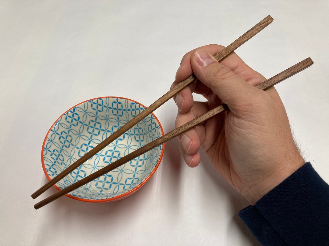 Reusable Chopsticks, Black Walnut, Hard Maple, Wooden Chopsticks, Chop ...