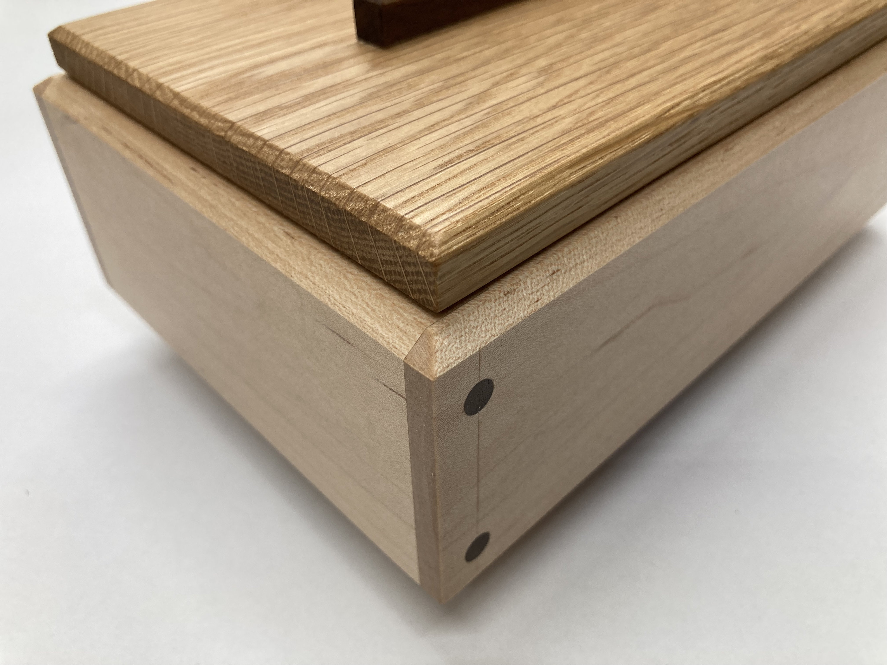Maple and White Oak Heirloom Quality Rectangular Keepsake Wooden Box - Etsy