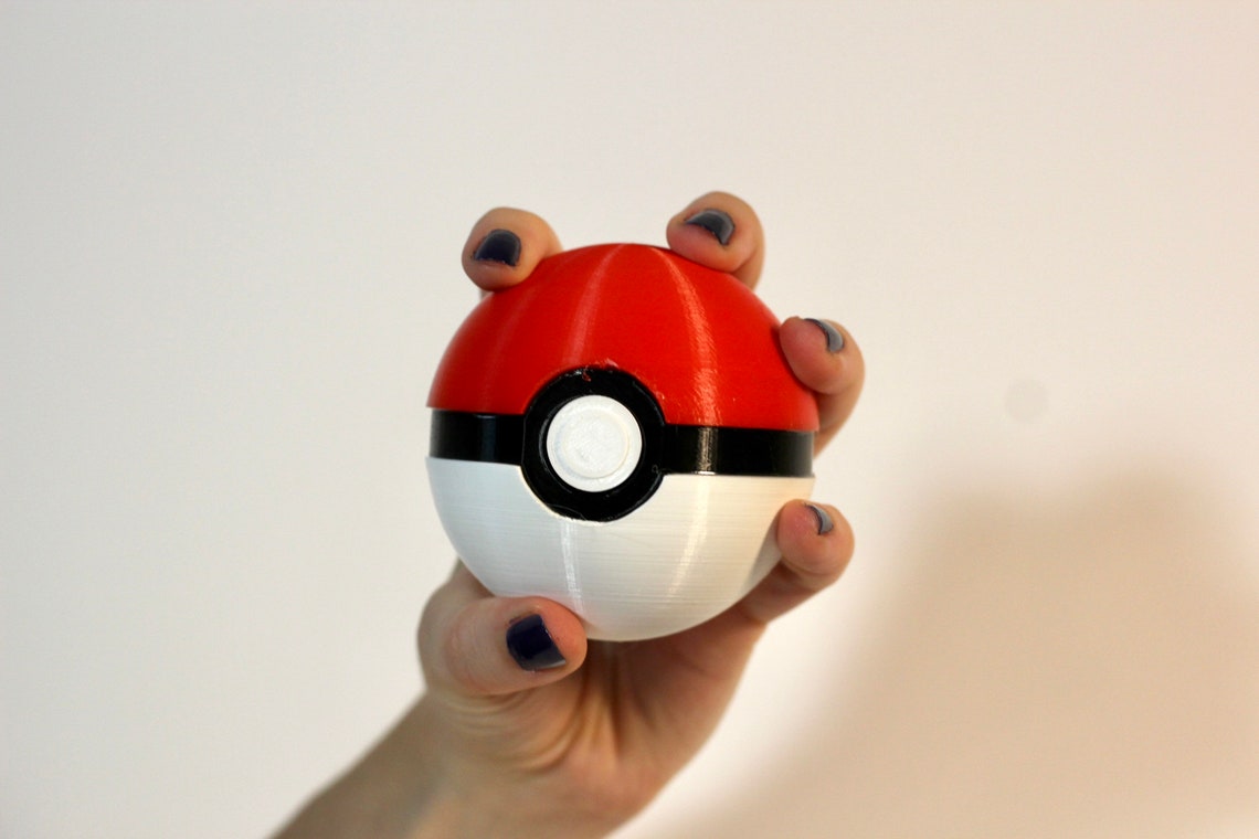 3D Printed Opening Pokeball - Etsy