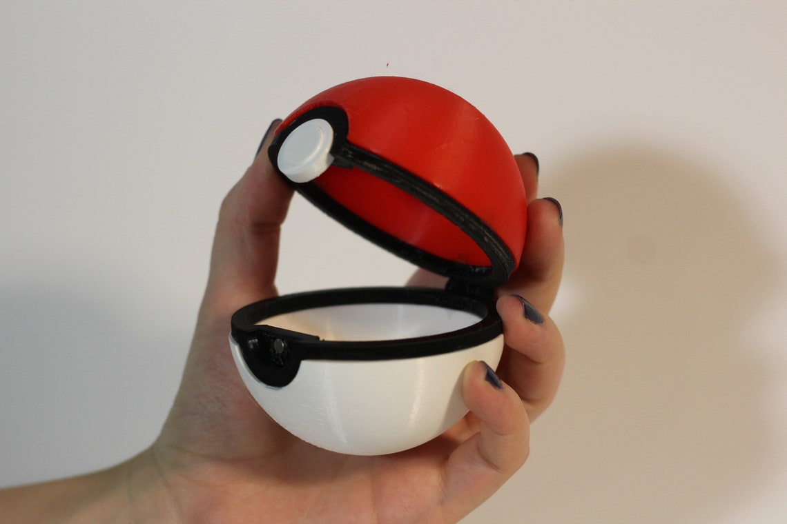 3D Printed Opening Pokeball - Etsy