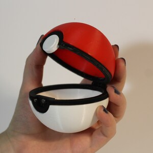 3D Printed Opening Pokeball - Etsy