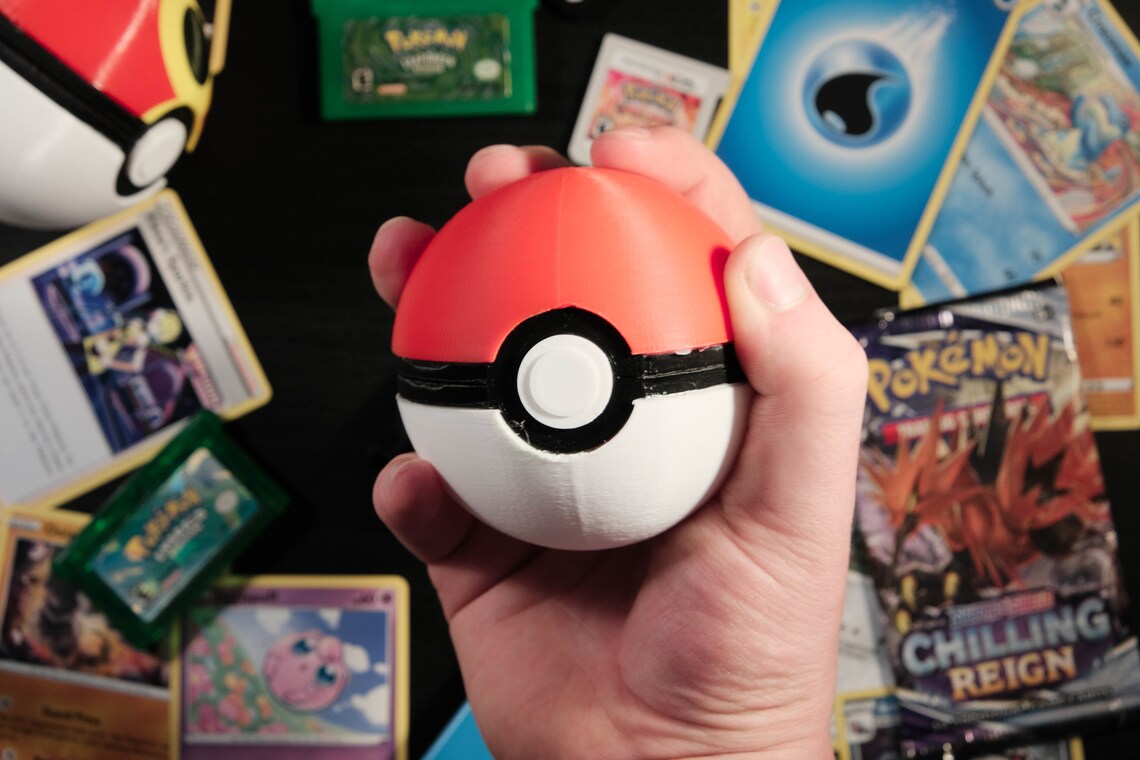 3D Printed Opening Pokeball - Etsy