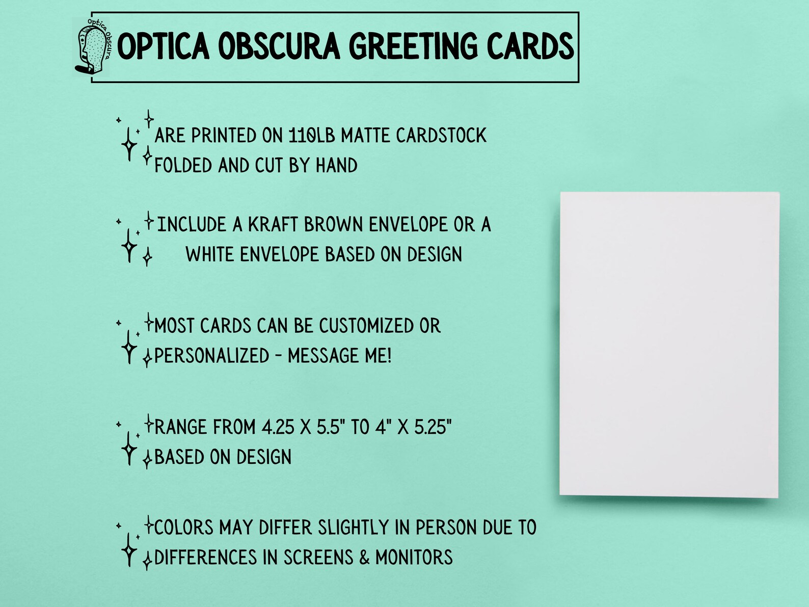 Optical Lab Gift for Optician Life Card Blank Thank You Card for Eye ...