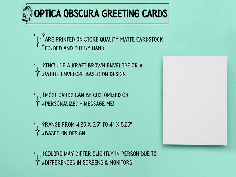 Optometry Blank Card Thank You Card for Optometrist Student Gifts for ...