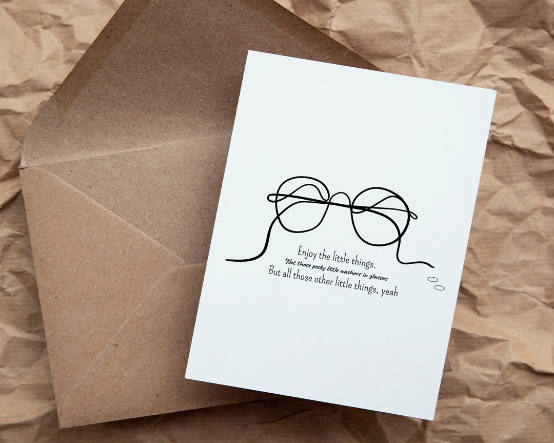 Optical Lab Gift for Optician Life Card Blank Thank You Card for Eye ...