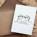 Optical Lab Gift for Optician Life Card Blank Thank You Card for Eye ...