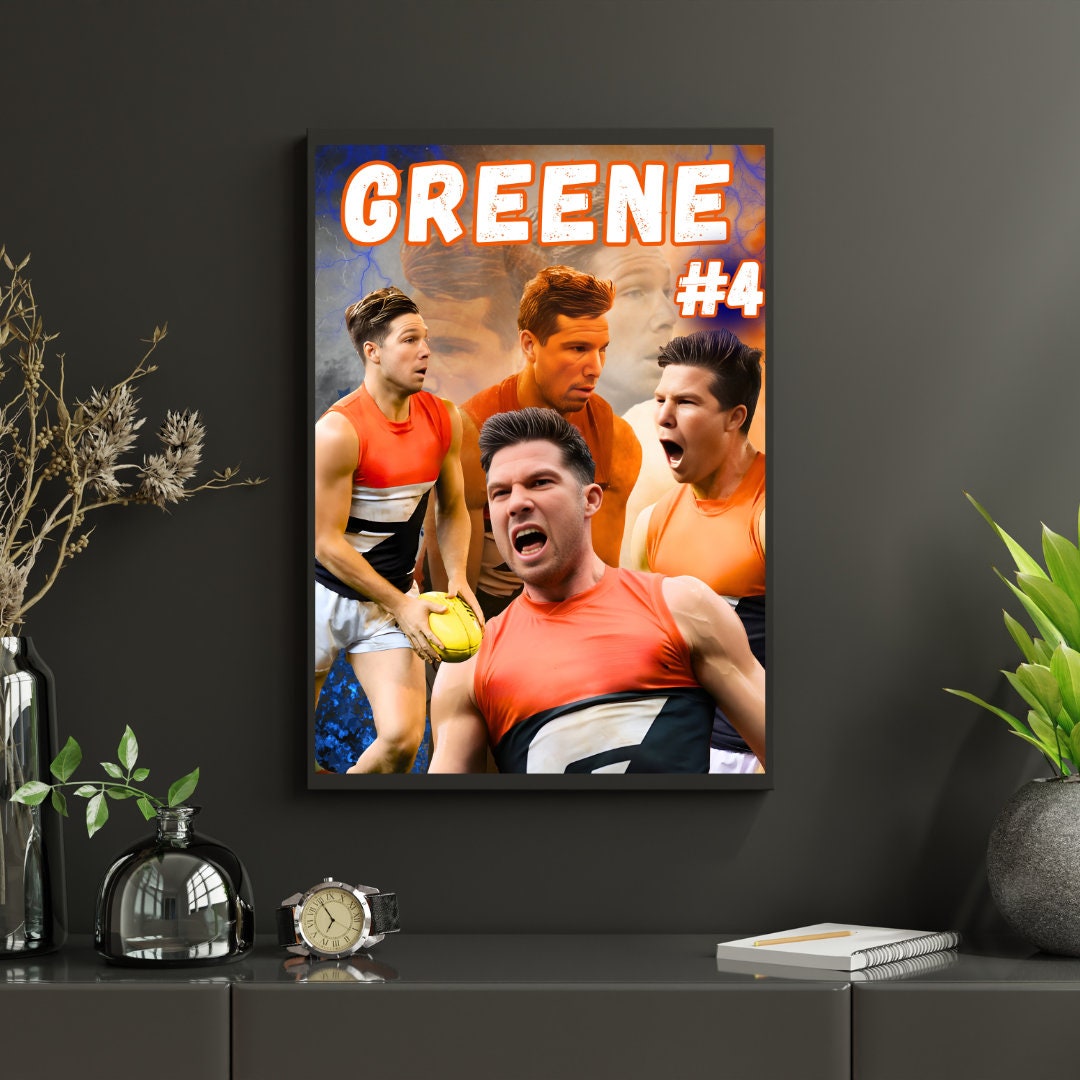 Toby Greene GWS Greater Western Sydney AFL Footy Player Aussie Rules ...