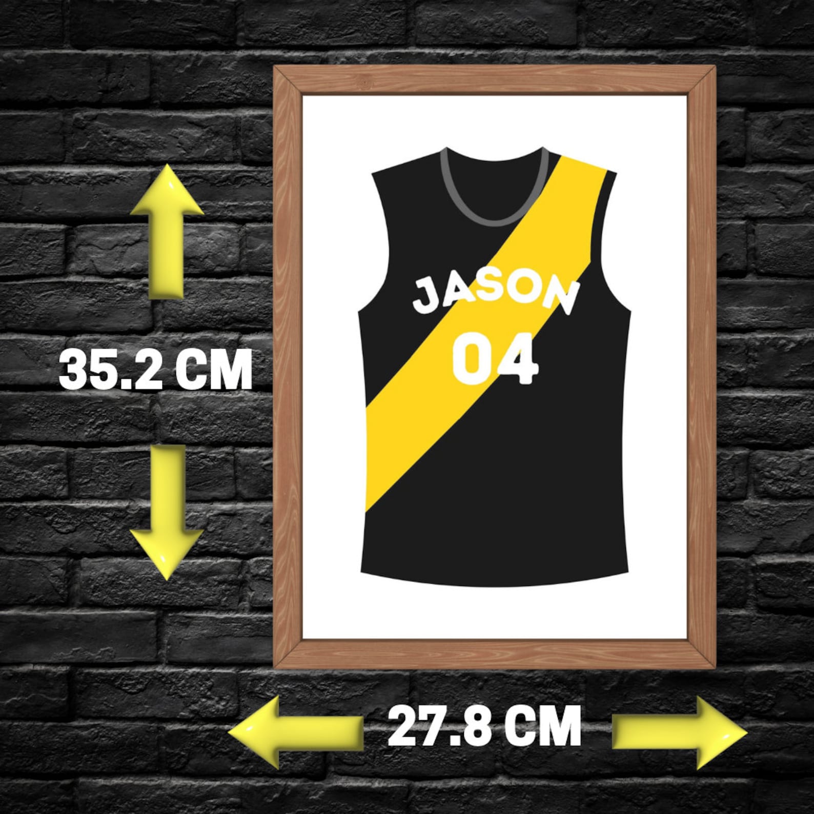 Personalized Name AFL Football Modern Gallery Wall Set, Digital Prints ...