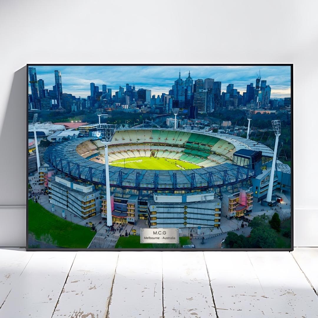 MCG Melbourne Cricket Ground Watercolour Print | Iconic Australian ...