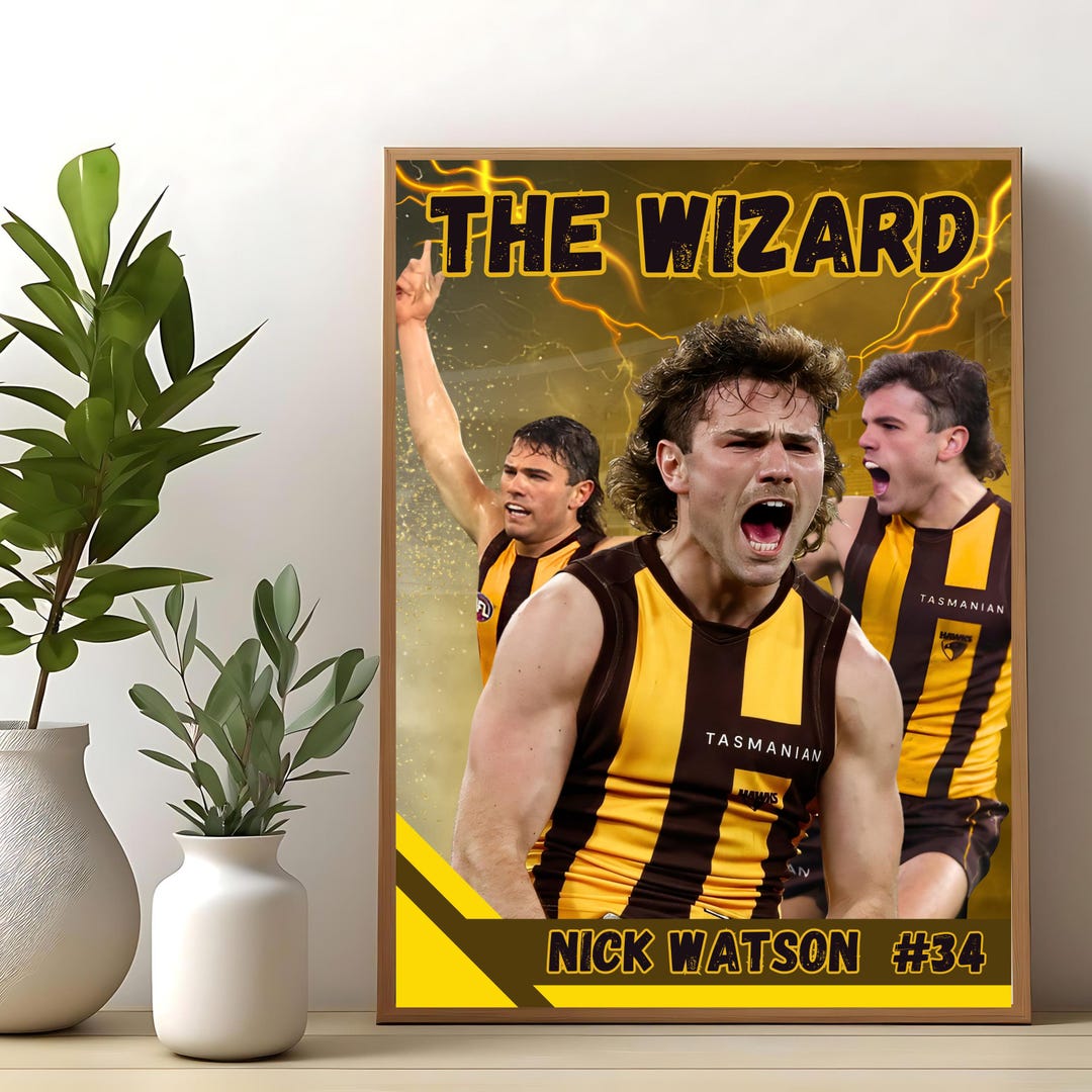Nick Watson the Wizard Hawthorn Football Club AFL Football Footy ...