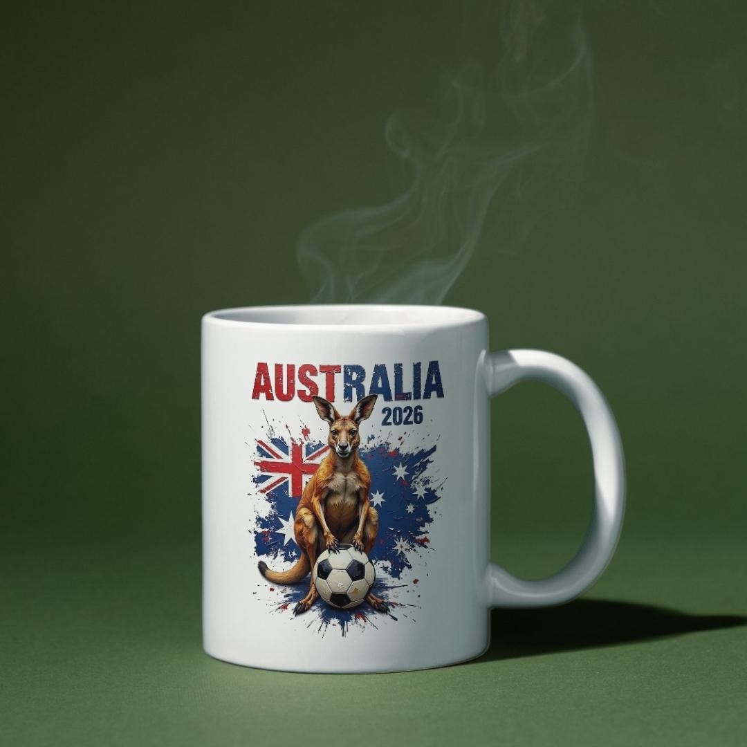 Australia Soccer Mug 2026 | Football Fan Coffee Cup | Australia ...
