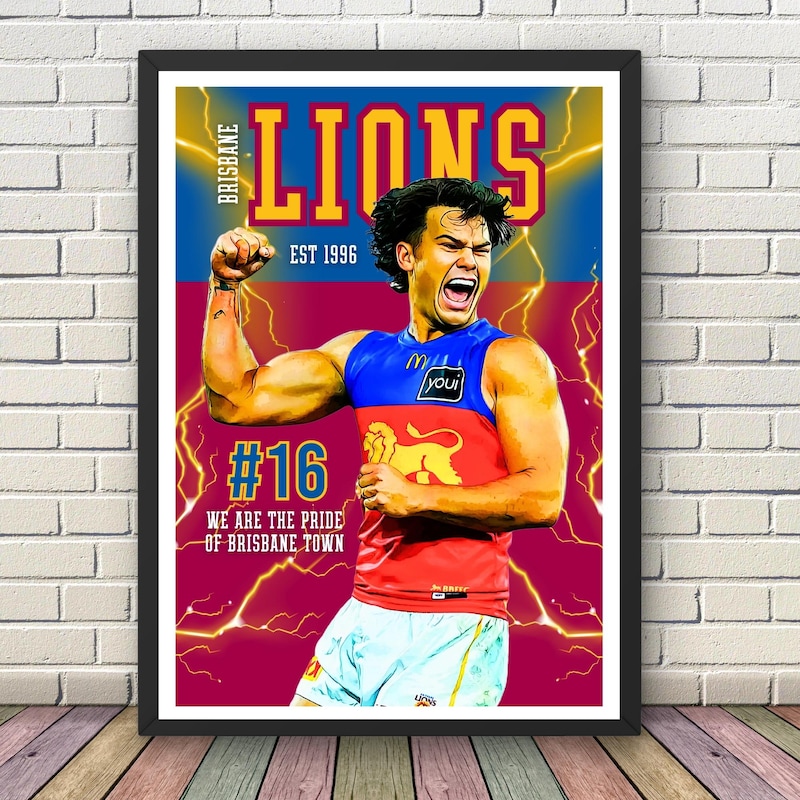 Brisbane Lions Poster - Etsy Australia