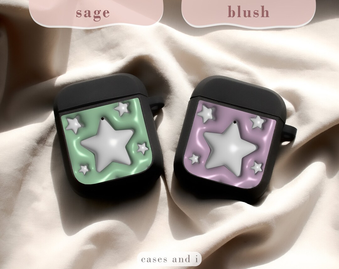 Aesthetic 3D Bubble Stars AirPod & AirPod Pro Rubber Case - Etsy