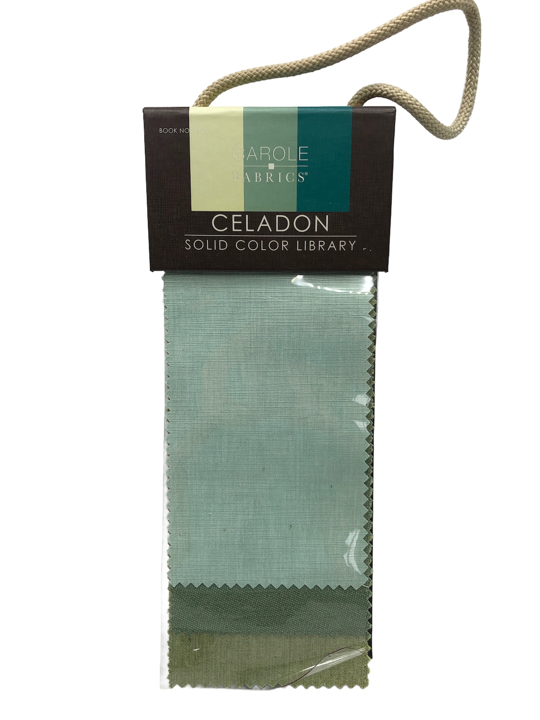Carole Fabrics Sample Book No. 6223 Celadon Solid Color Library - Etsy