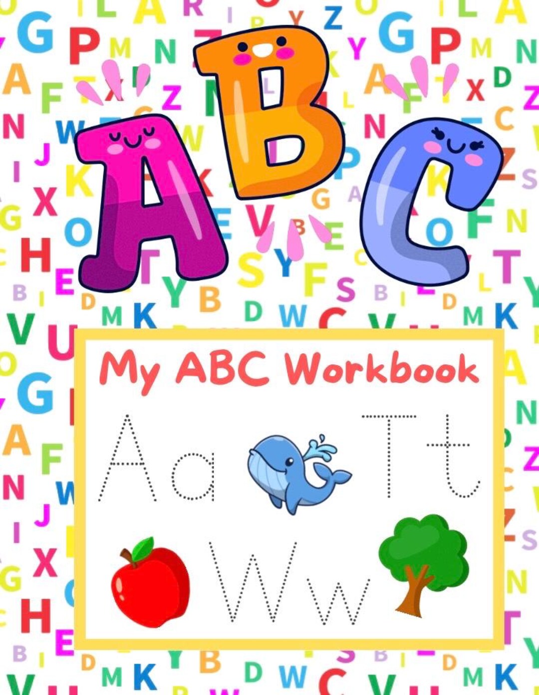 ABC Workbook for Preschool&kindergarden - Etsy