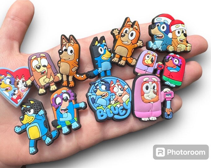 Bluey Croc Charms - Etsy