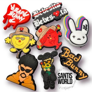 New Bad Bunny Un Verano Sin Ti Shoe Charms, Little Miss Bad Bunny ...