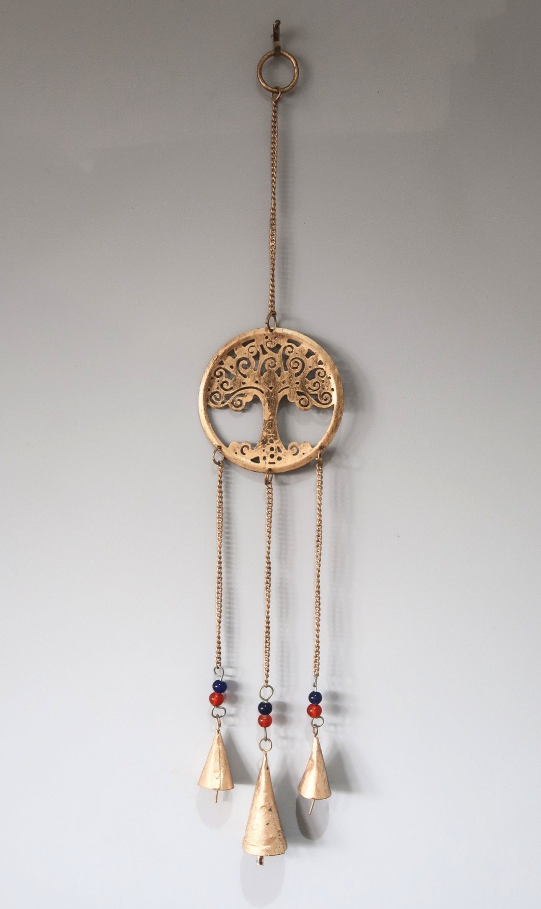 Golden Hanging Tree of Life Metal Wall Decor - Etsy