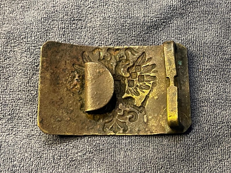 Original Russian Imperial Army Officer Belt Buckle, RIA Army, WWI Era ...