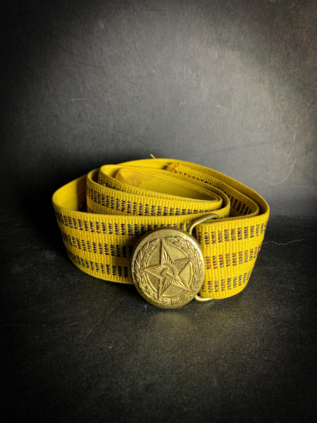 USSR Soviet Army Dress Belt and Buckle. Genuine USSR Military Dress ...