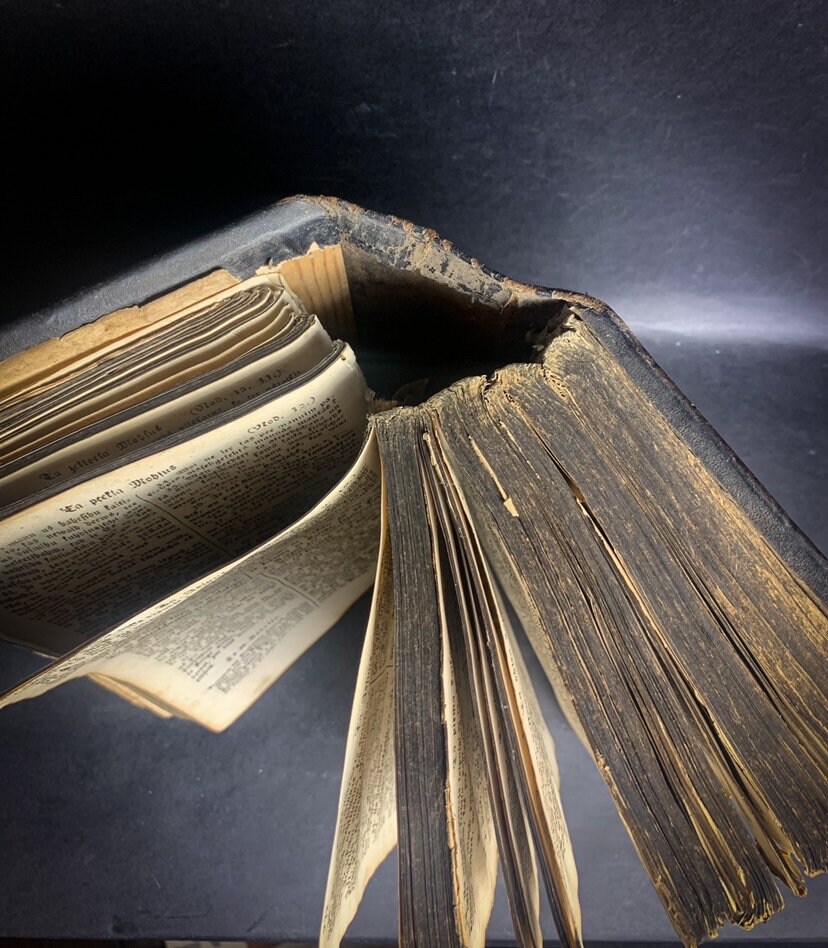200 Years Old ANTIQUE Latvian Gothic Bible for Old and New Testament ...
