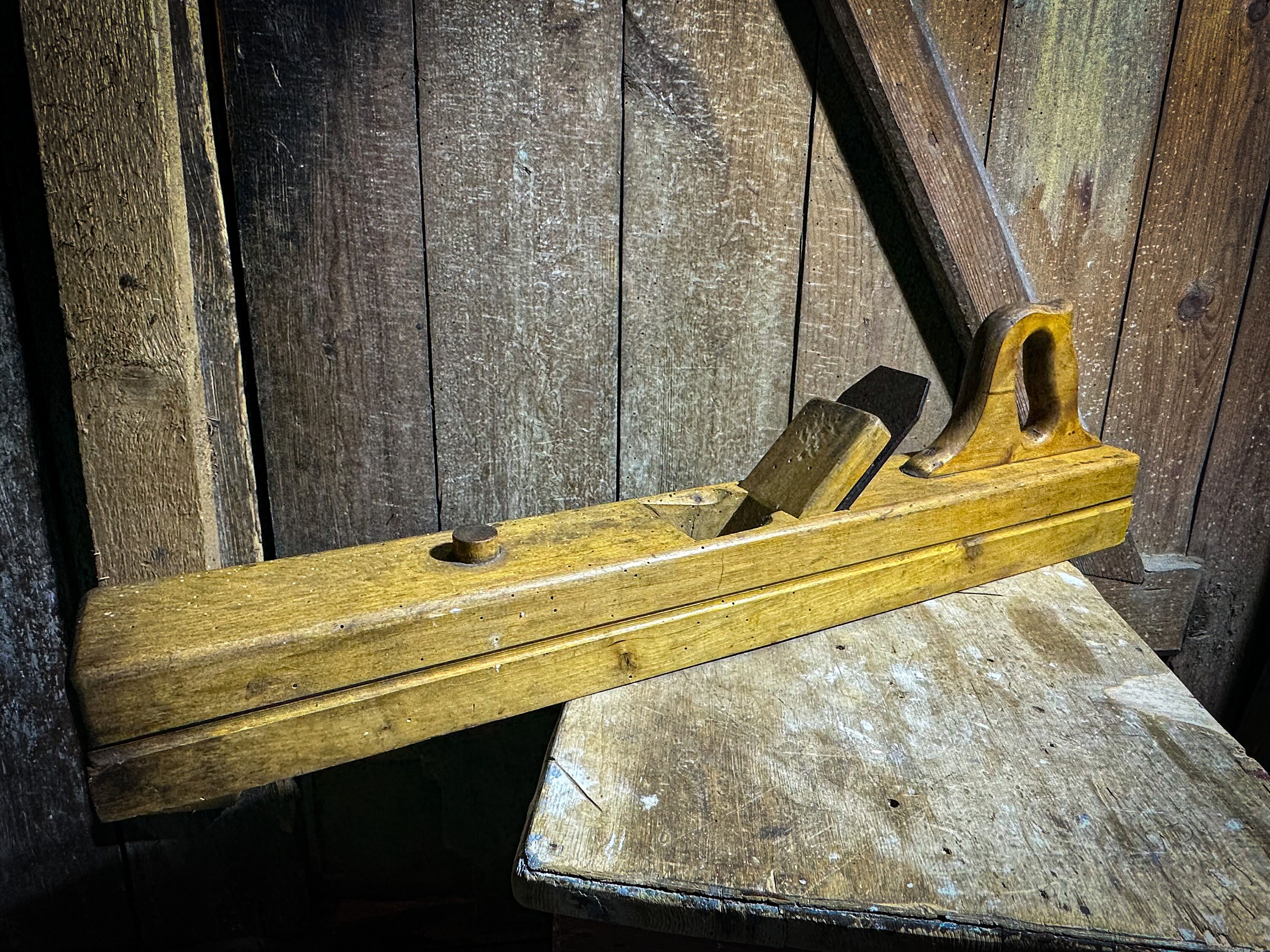 Antique Applewood Cage Plane Collectible Wooden Tool Large - Etsy