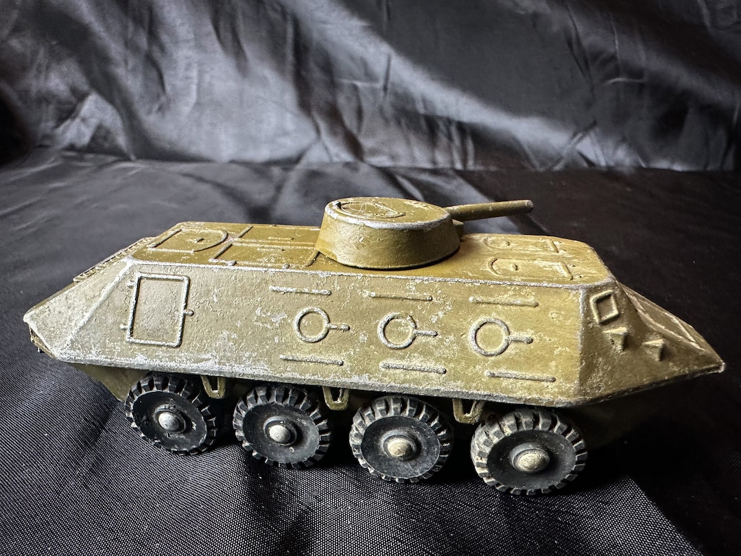 Soviet Model Toy Infantry Fighting Vehicle BTR Tank Military Metal USSR ...