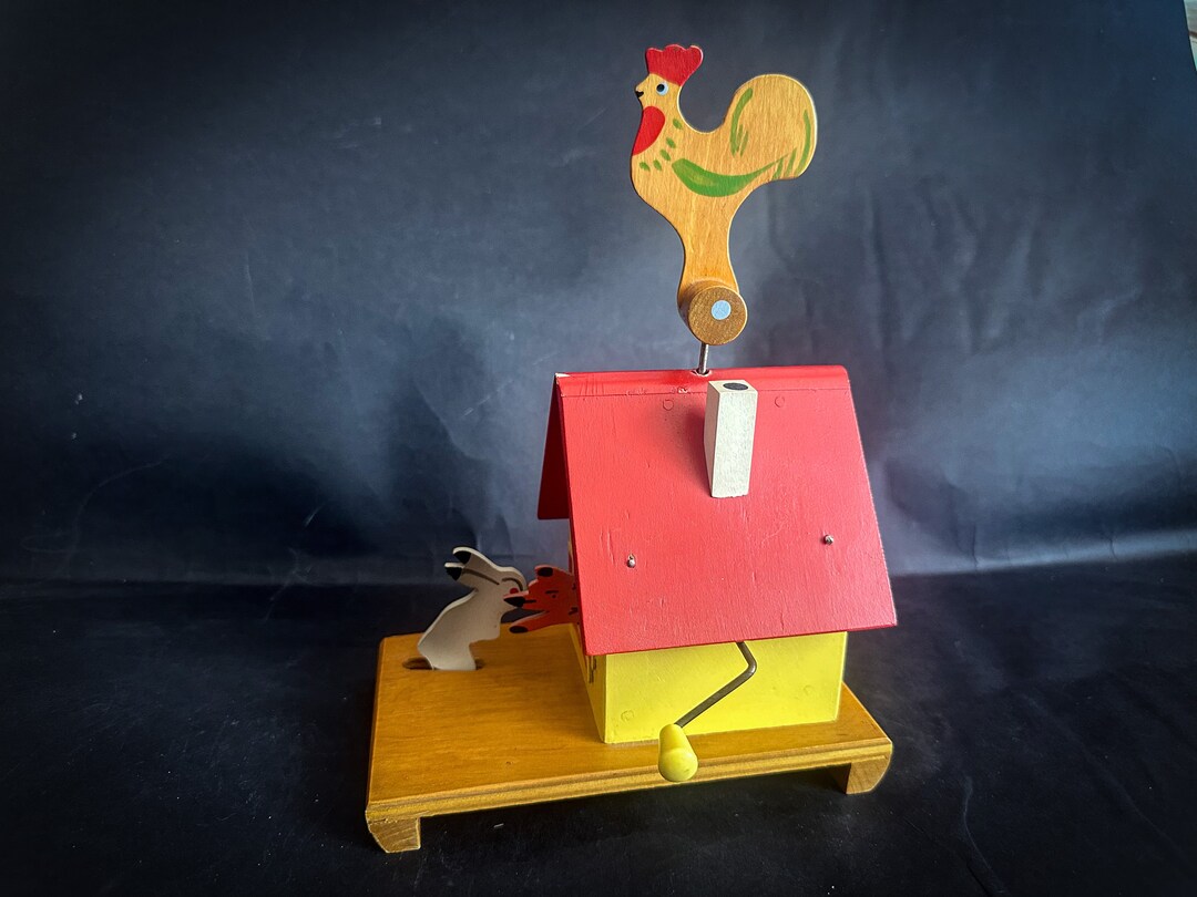 1950s Mechanical Toy, BARREL ORGAN, Fairy-tale, USSR Russian, Soviet ...
