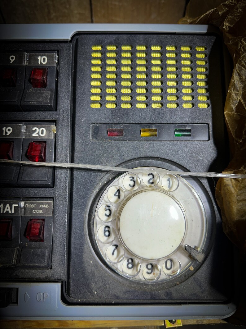 Vintage Pskov-25 Operational Telephone Control Panel Army Police ...