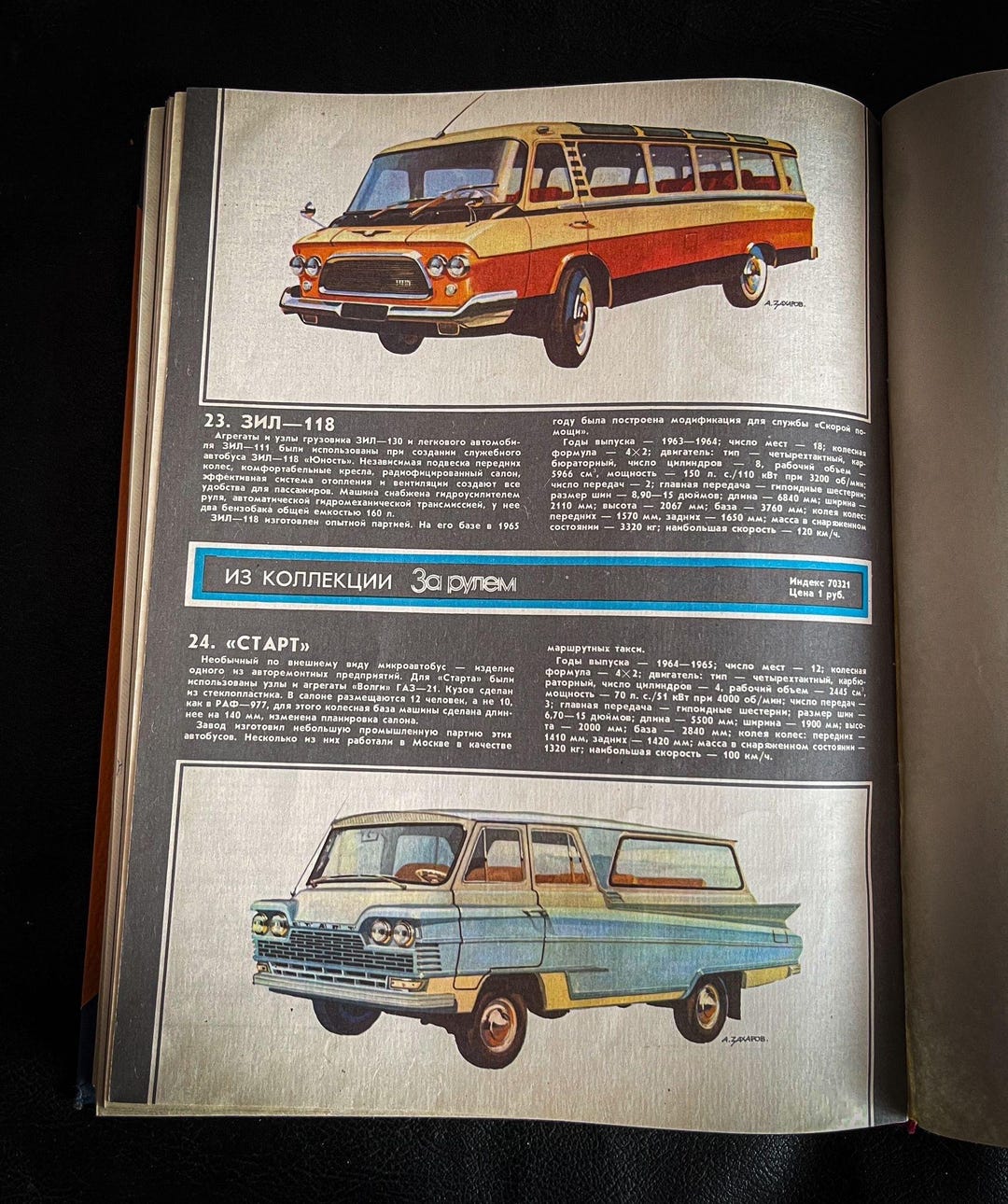 Vintage Auto Magazine, Za Rulem Magazine, FULL 1985 COLLECTION, Behind ...
